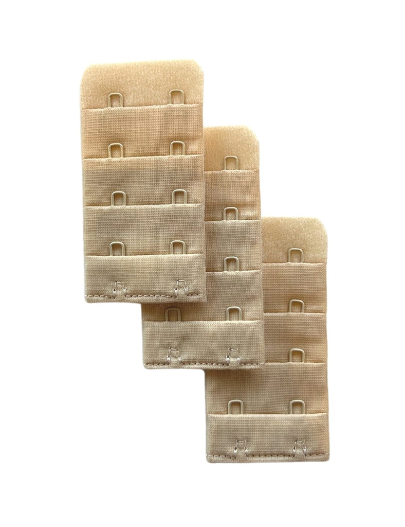Braza Bra Extenders Beige 2 Rows | Brava Lingerie