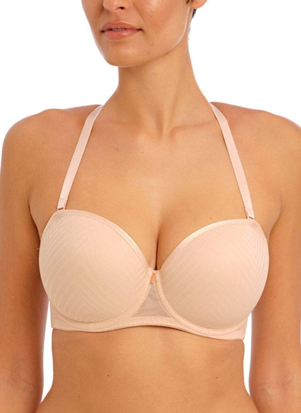 Freya Tailored UW Moulded Strapless Bra Natural Beige | Brava Lingerie