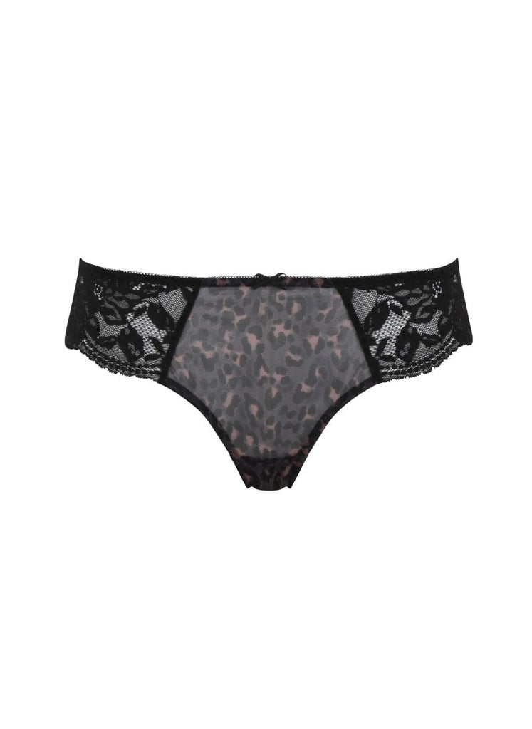 Panache Nina Brazilian Brief Black Leopard | Brava Lingerie