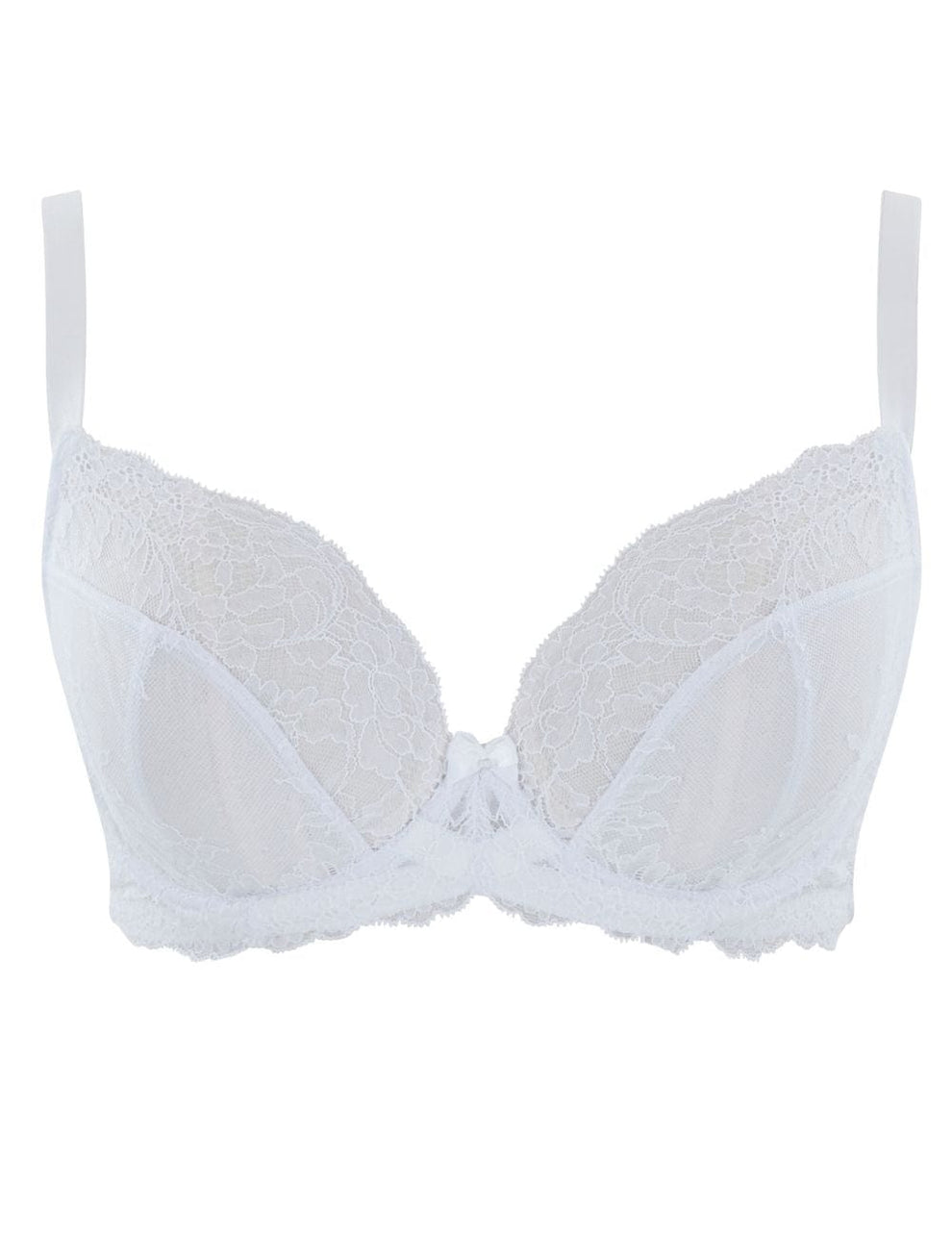 Panache Ana Plunge Bra White | Brava Lingerie