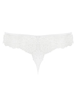 Panache Ana Thong White | Brava Lingerie