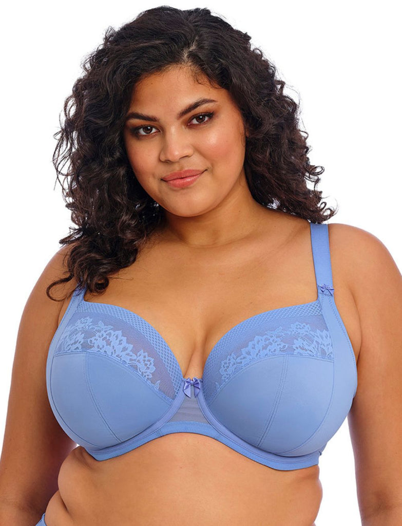 Elomi Nerina UW Stretch Plunge Bra Cornflower | Brava Lingerie